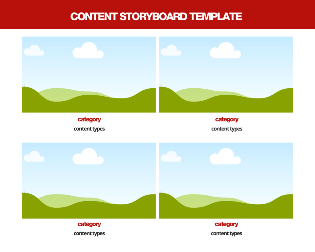 Content Storyboard Template - Passion Squared